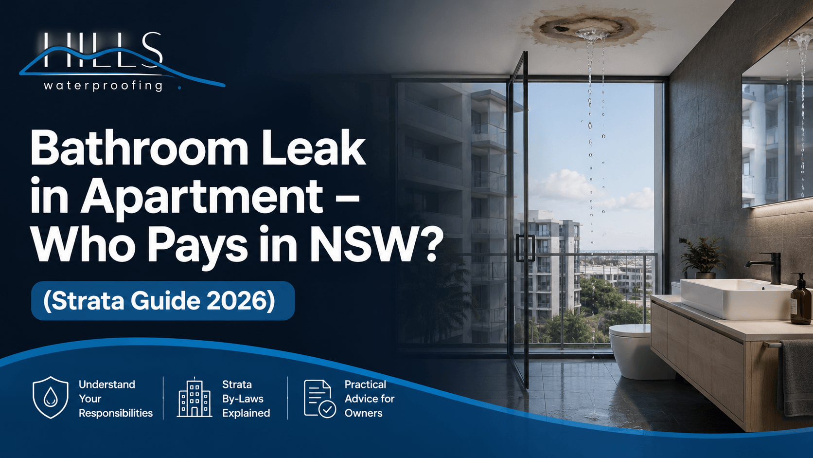 Bathroom Leak in Apartment | Who Pays in NSW? (Strata Guide 2026)